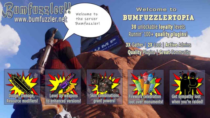 Modded Rust with Tasteful Balanced Plugins | Bumfuzzlertopia
